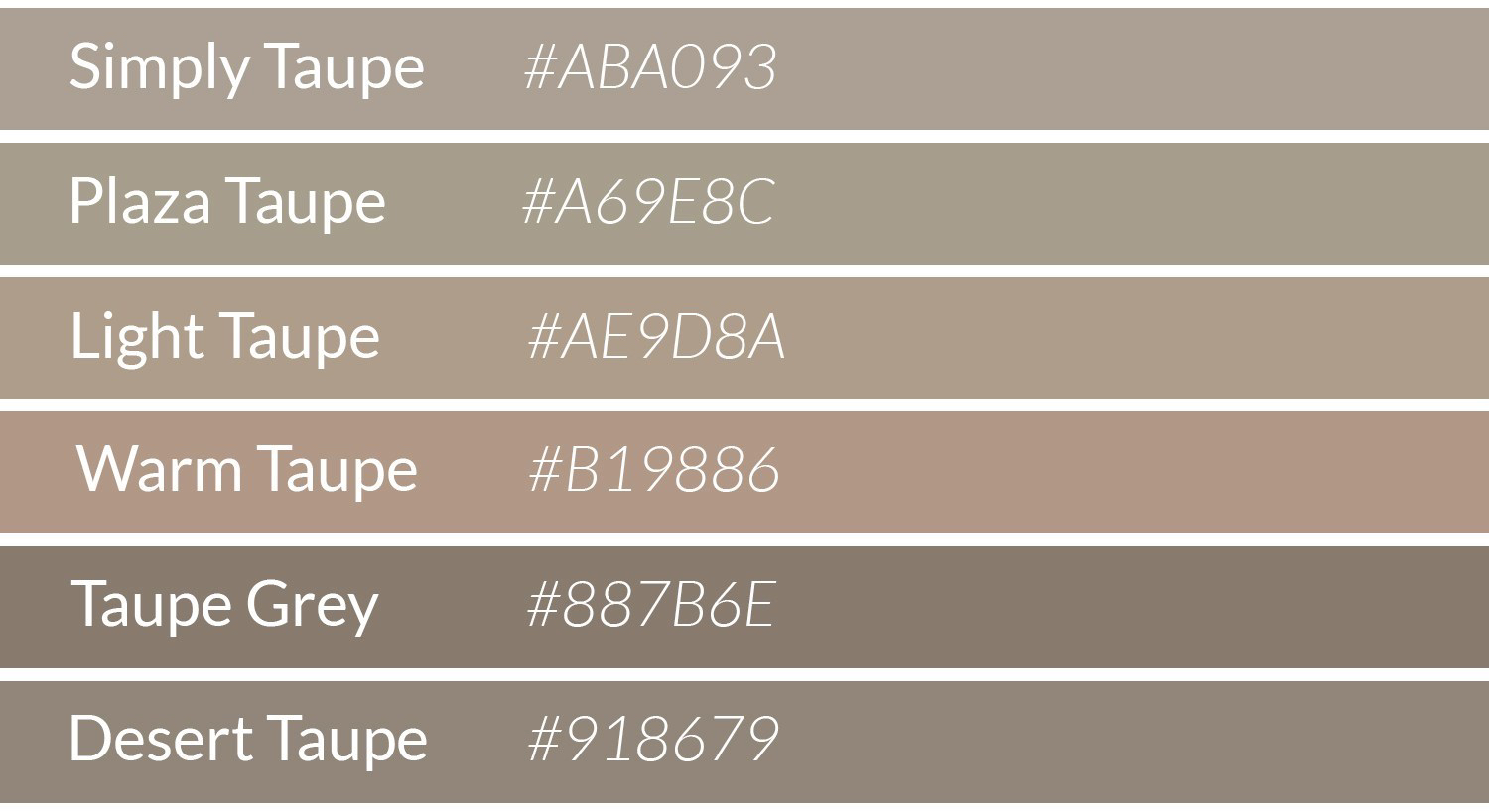Pantone Taupe – Viennissima Lifestyle